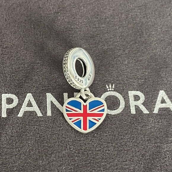 Pandora | Jewelry | Pandora England Flag Exclusive Charm | Poshmark